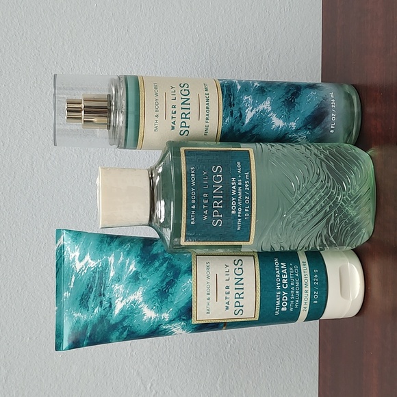 Bath & Body Works | Bath & Body | Bath Body Works Water Lily Springs Body Wash Mist Body Cream ...